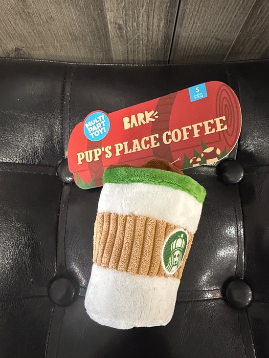 Barkbox | Dog | New Barkbox Pups Place Coffee Small Bark Dog Plush ...